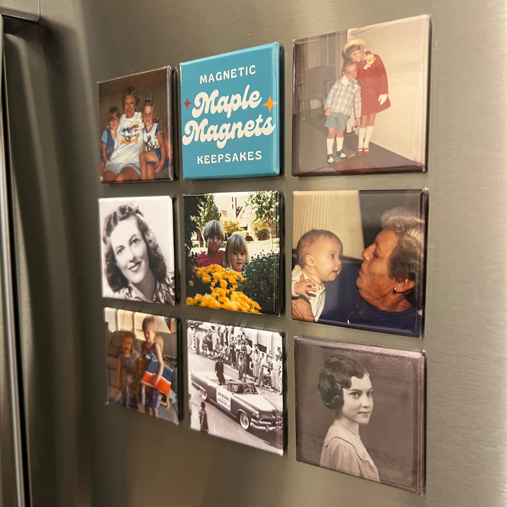 Custom Photo Magnets (hardback) – Maple Magnets